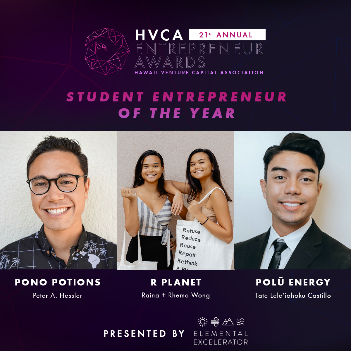 Student Entrepreneur of the Year - Finalists – HVCA
