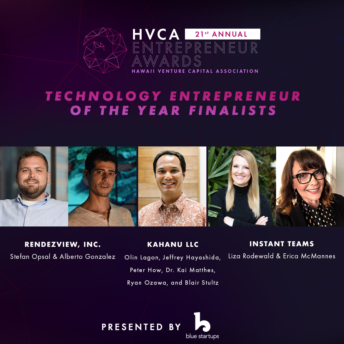 Technology Entrepreneur of the Year - Finalists – HVCA